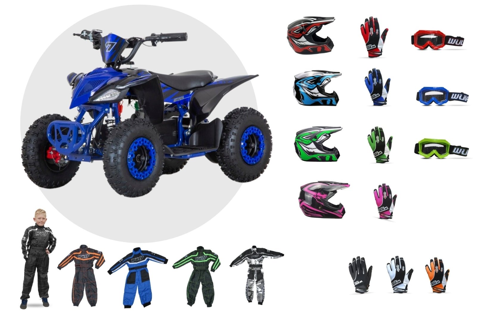 MRF Mega Elite Quad Bike Youth Adventure Thrill Pack – Quad Warehouse